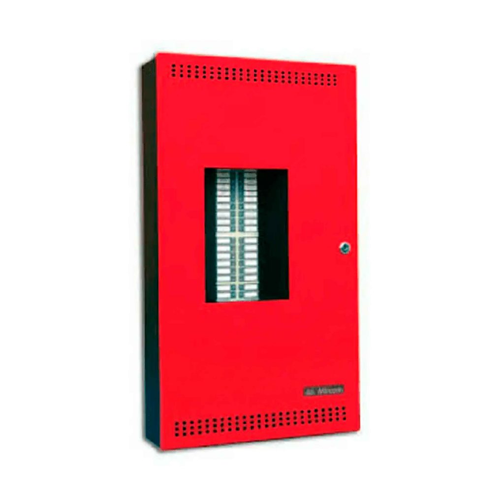 PANEL DE ALARMA CONTRA INCENDIO 12 ZONAS MIRCOM FA-301-12LDR - NES