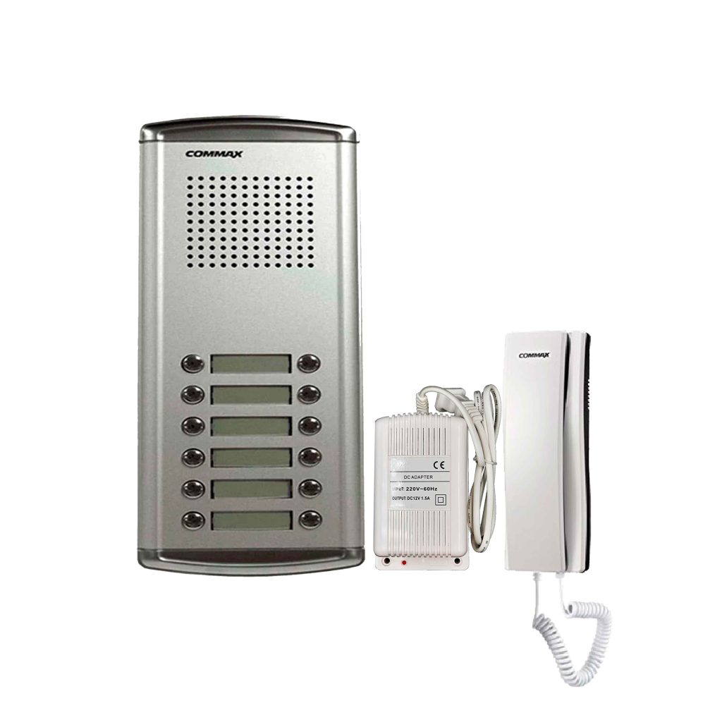 KIT 9 PUNTOS INTERCOMUNICADOR PARA EDIFICIO COMMAX DR-10AM - NES